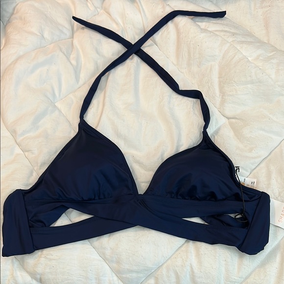 Shade & Shore | Swim | Navy Blue Halter Bikini Top | Poshmark